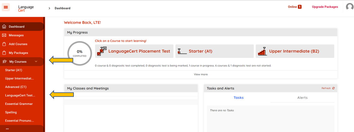 How do I book my LTE?