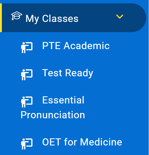 My Classes - Materials