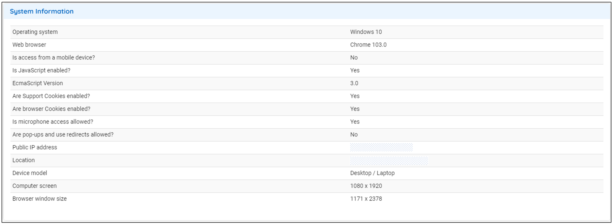 System Checker | E2 Platform