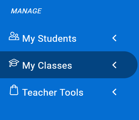 My Classes - Class List
