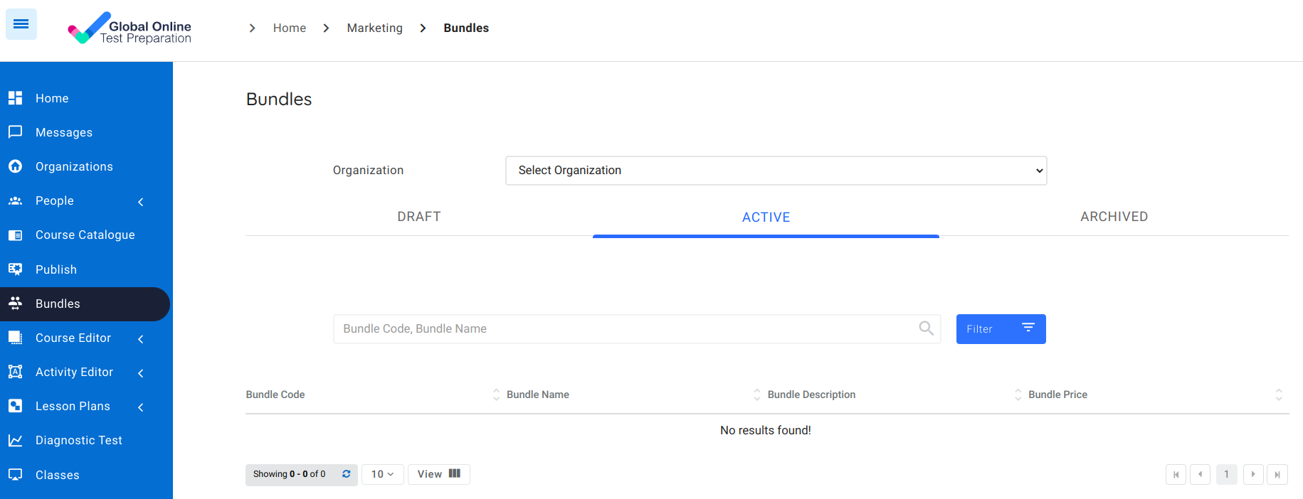 Change Vouchers in a Bundle - Admin