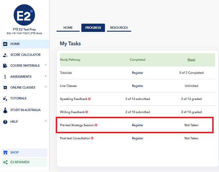 What is a Pre-test strategy session?