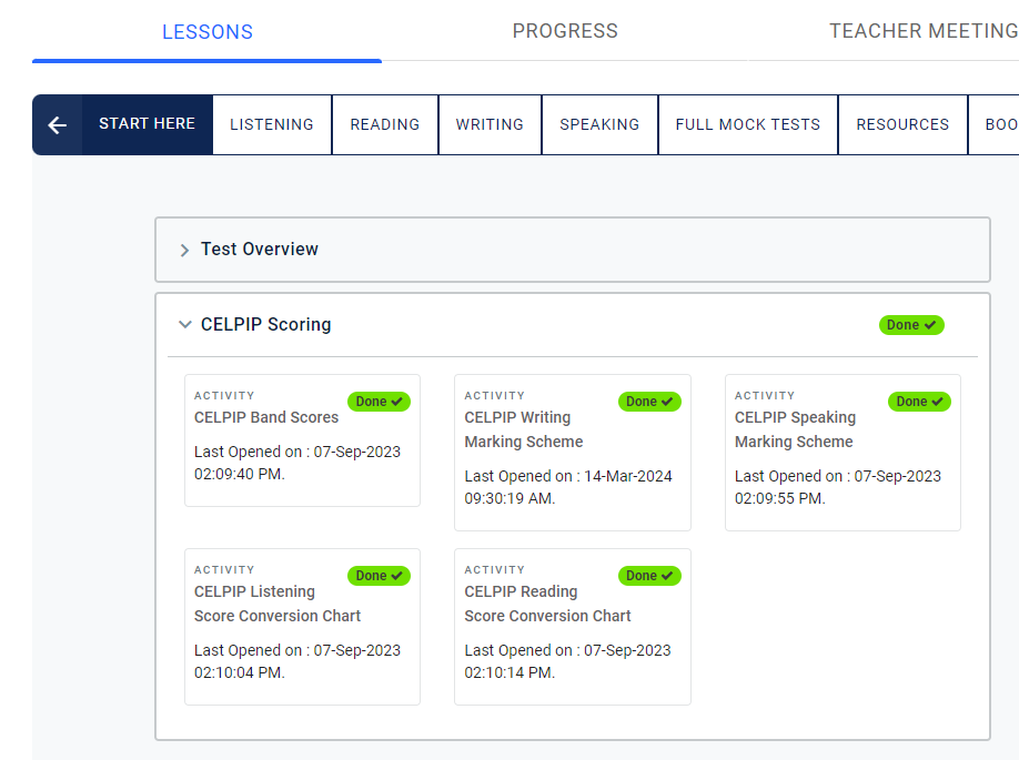 What do my CELPIP scores mean?