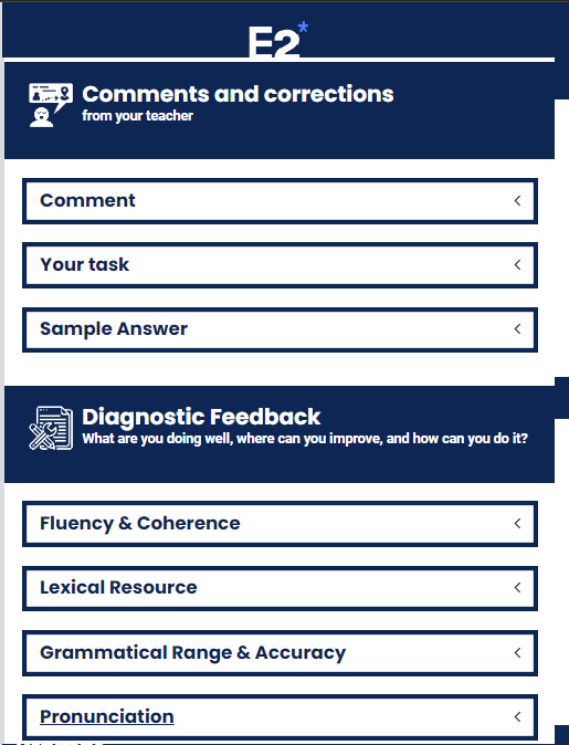 What feedback will I receive on my IELTS speaking assessment?