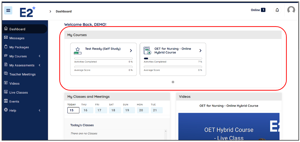 2024-07-22 - Student Dashboard Update